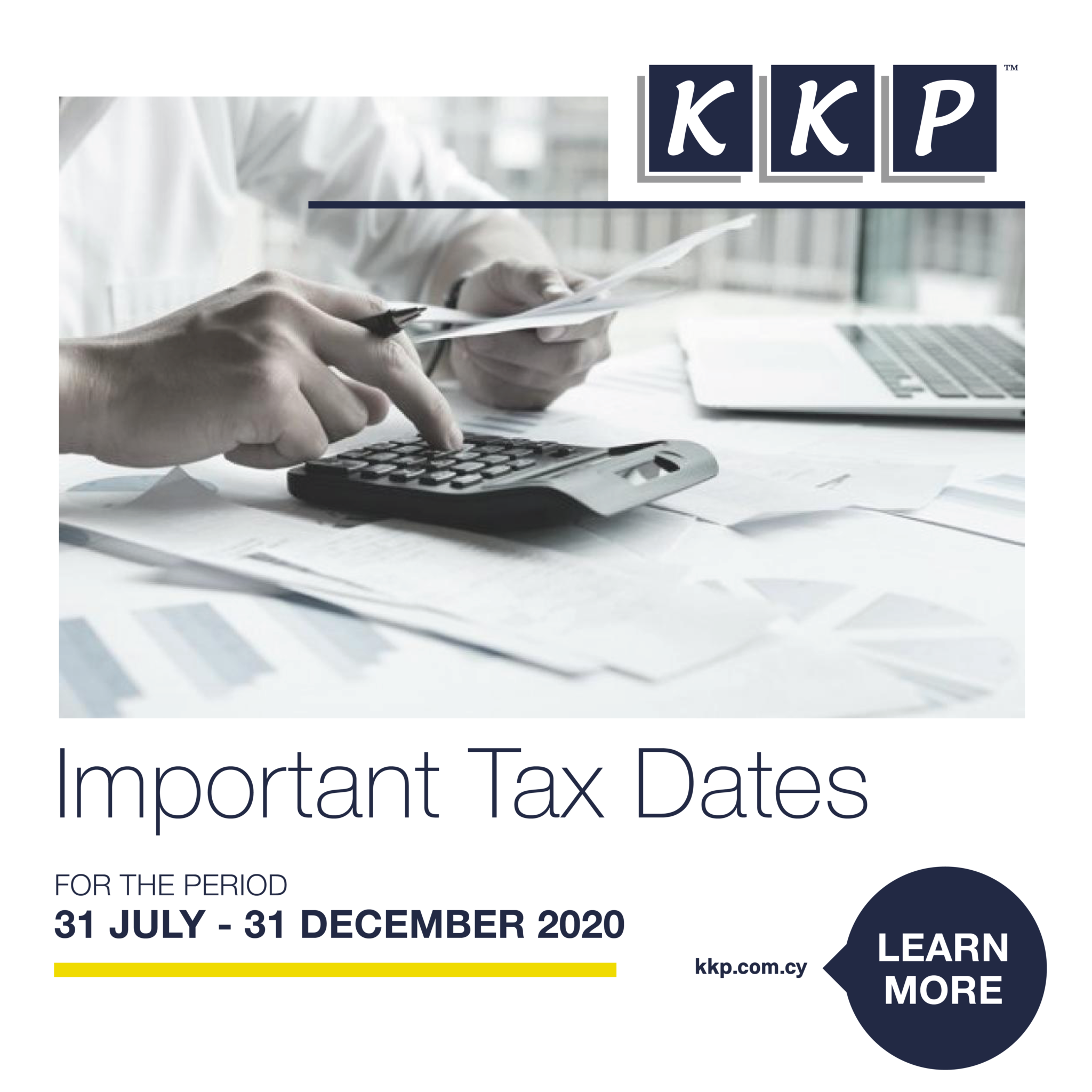 Important Tax Dates Timeline for 2020