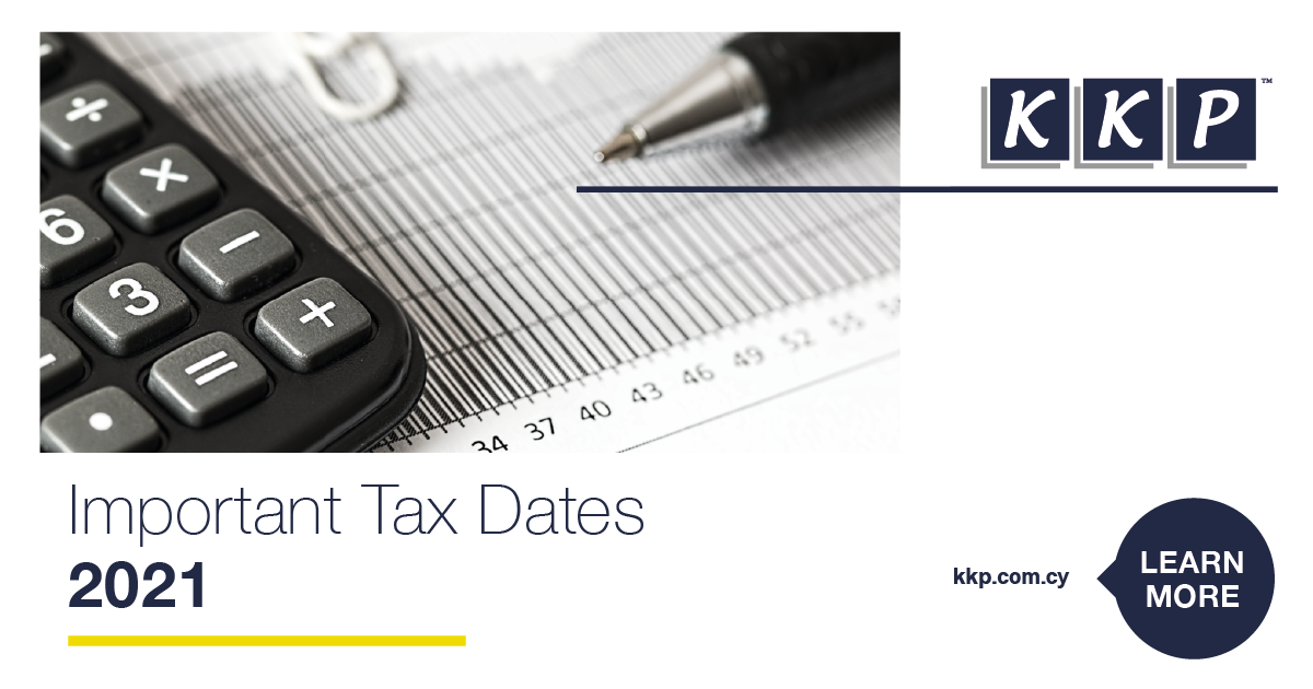 Important Tax Dates Timeline for 2021